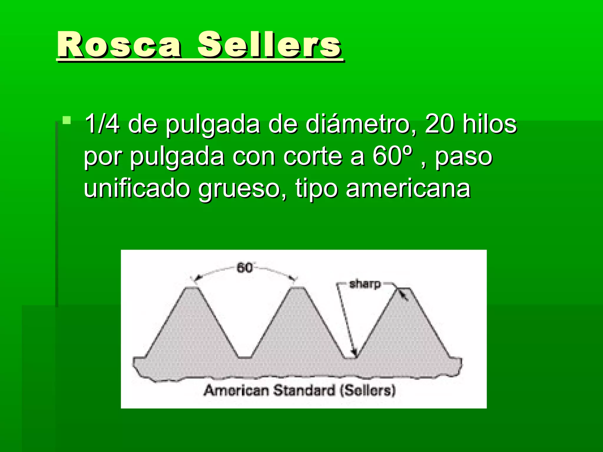 Tipos de roscas | PPT