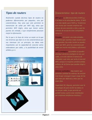 Tipos de router | DOCX