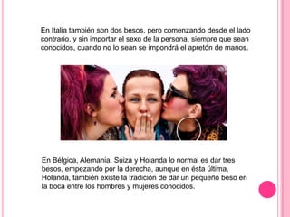 Tipos de saludos y besos | PPTX