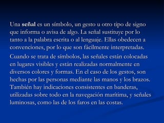 Tipos De SeñAles | PPT
