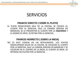 Tipos de servicio | PPT