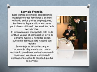 Tipos de servicio | PPTX