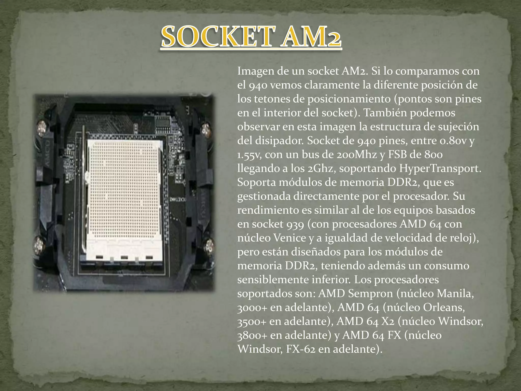 Tipos de socket | PPT