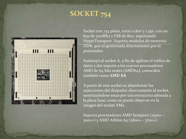 Tipos de socket | PPT