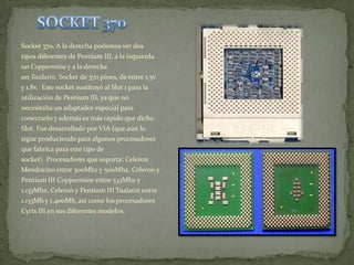 Tipos de socket | PPTX