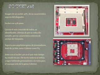 Tipos de socket | PPTX