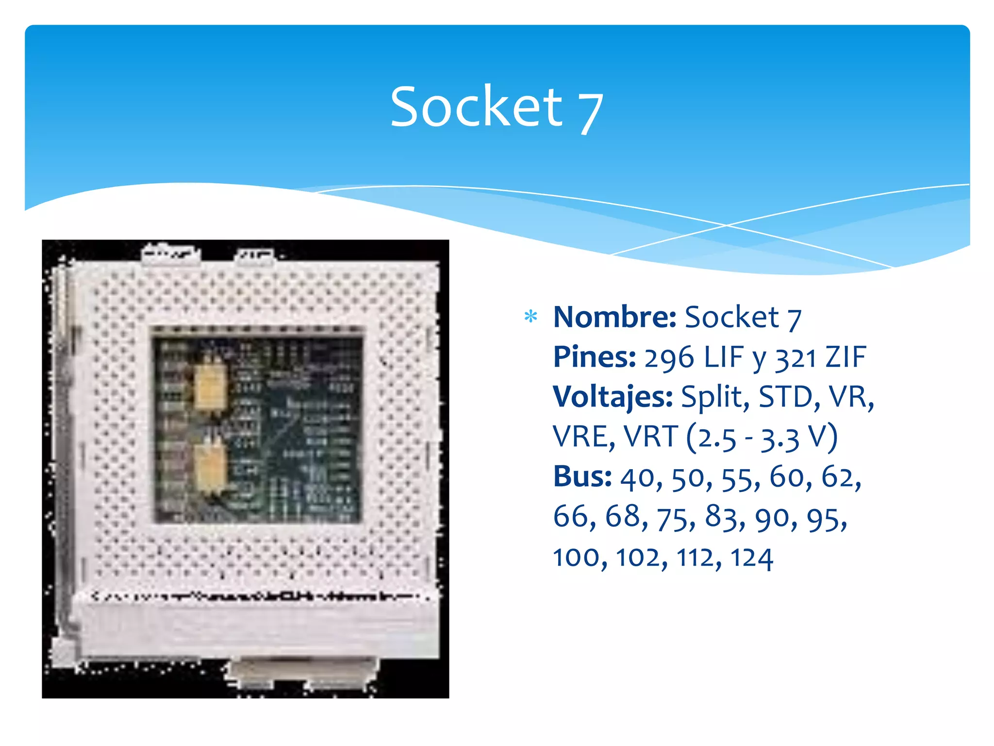 Tipos de sockets | PPTX