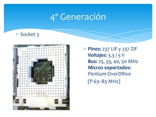Tipos de sockets | PPTX