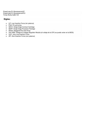 Tipos de sockets | PDF