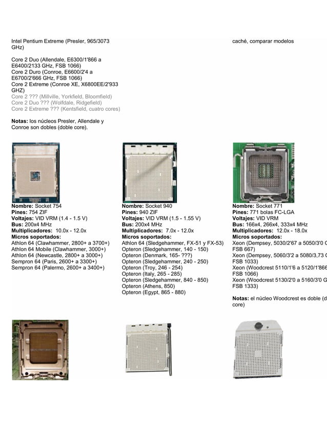 Tipos de sockets | PDF
