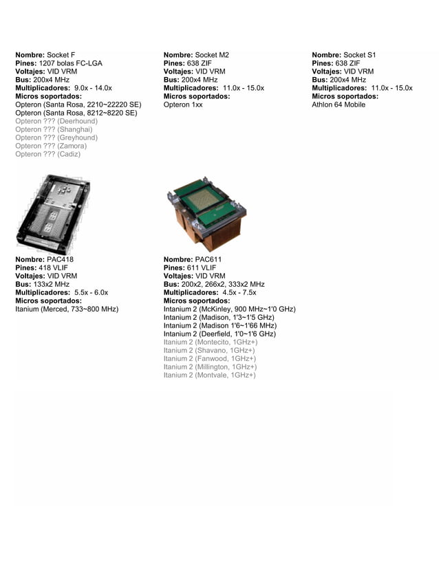 Tipos de sockets | PDF