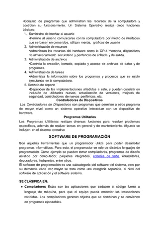 Tipos de software | DOCX