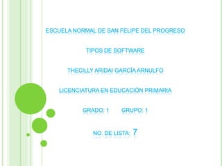 Tipos de softwar eee | PPTX | Computing | Technology & Computing