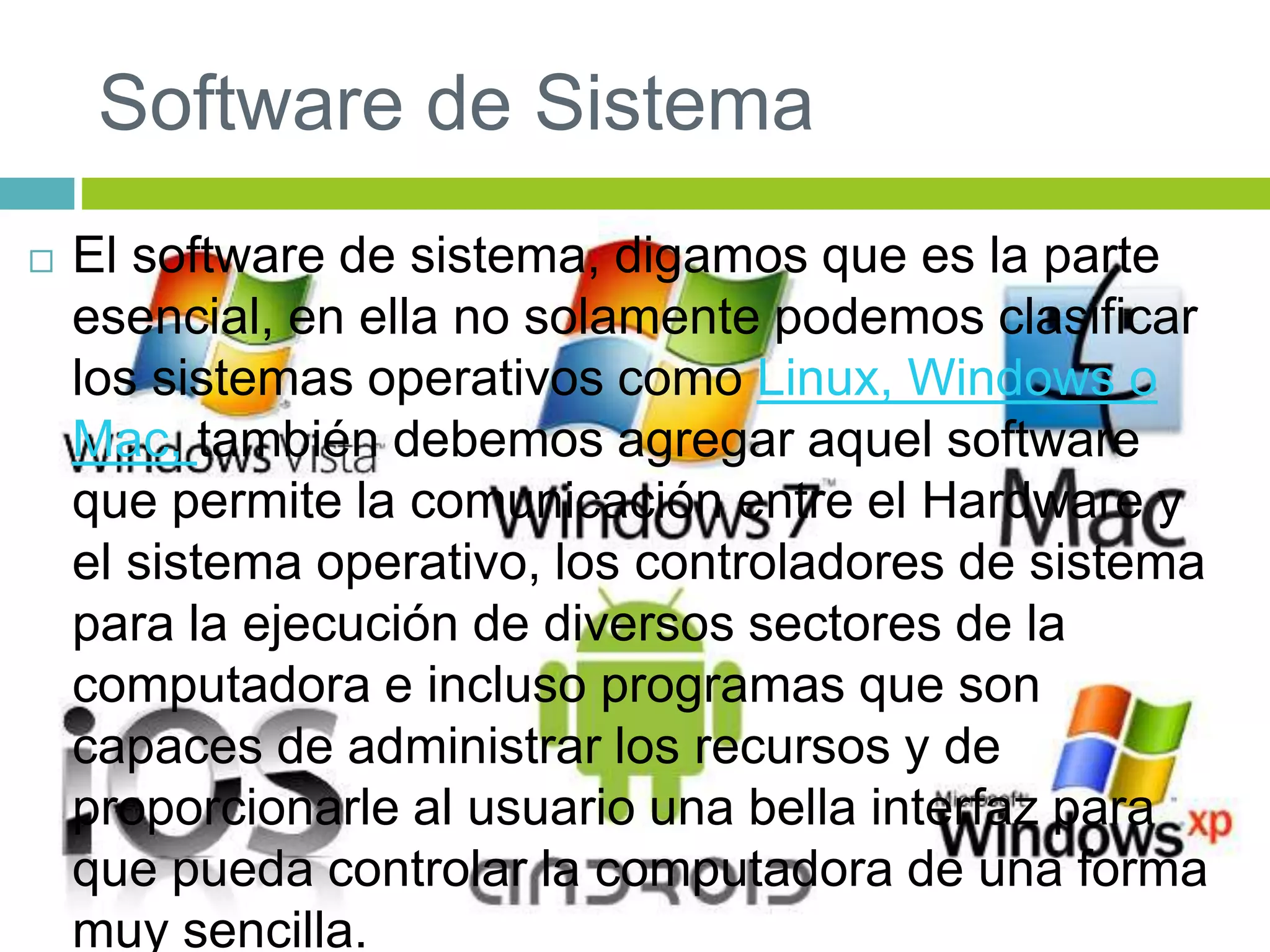Tipos de software presentacion | PPTX
