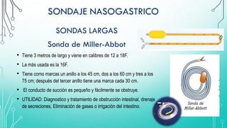Tipos de sondas enfermería medica del adulto | PDF