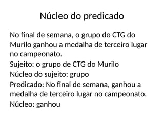 TIPOS DE SUJEITO, exemplos e explicações | PPTX