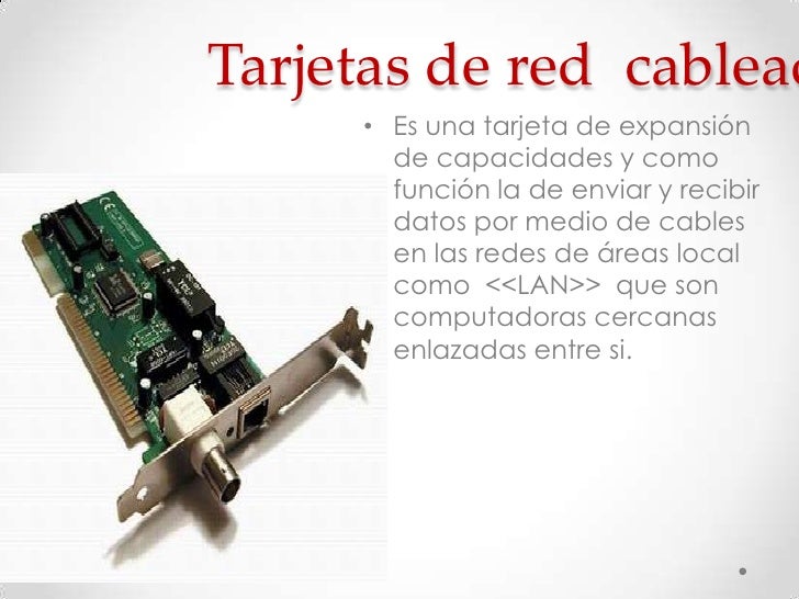 tipos de targetas de red – terabyte ciber security