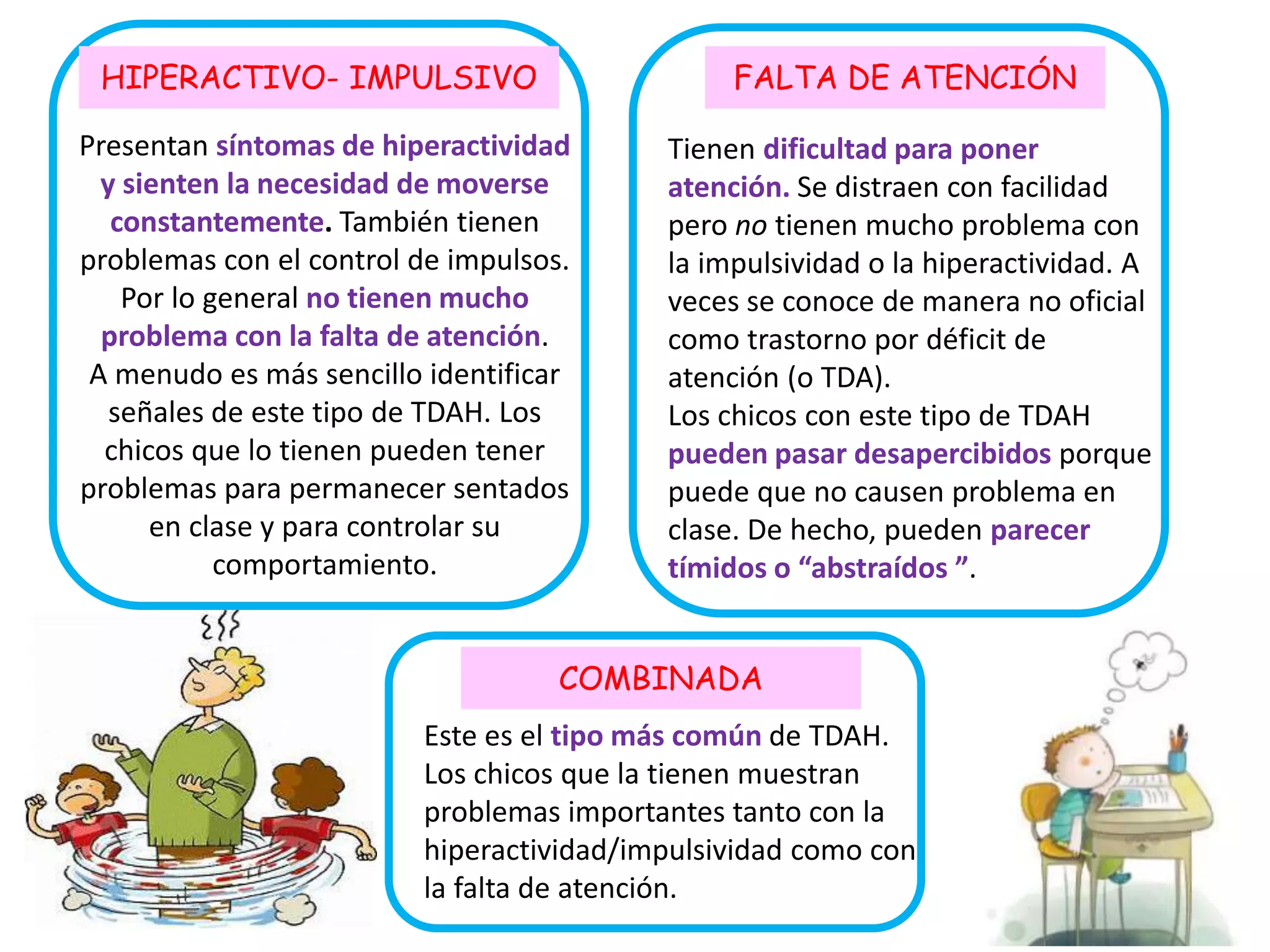 Tipos de tdah | PPTX | Brain and Nervous System Disorders | Diseases ...