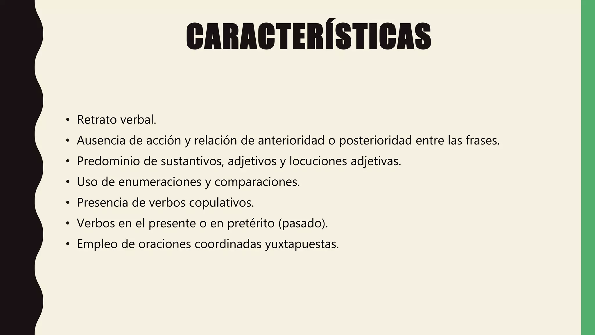 Tipos de textos descriptivos | PPTX