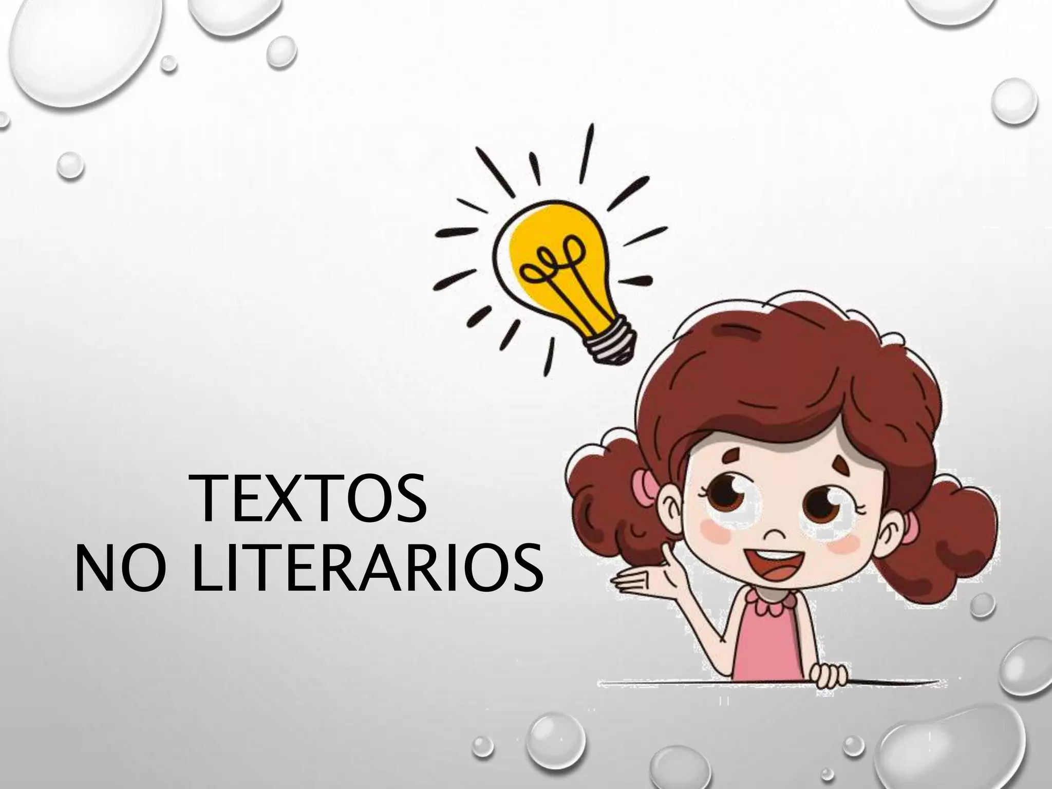 Tipos de textos literarios y no literarios | PPSX