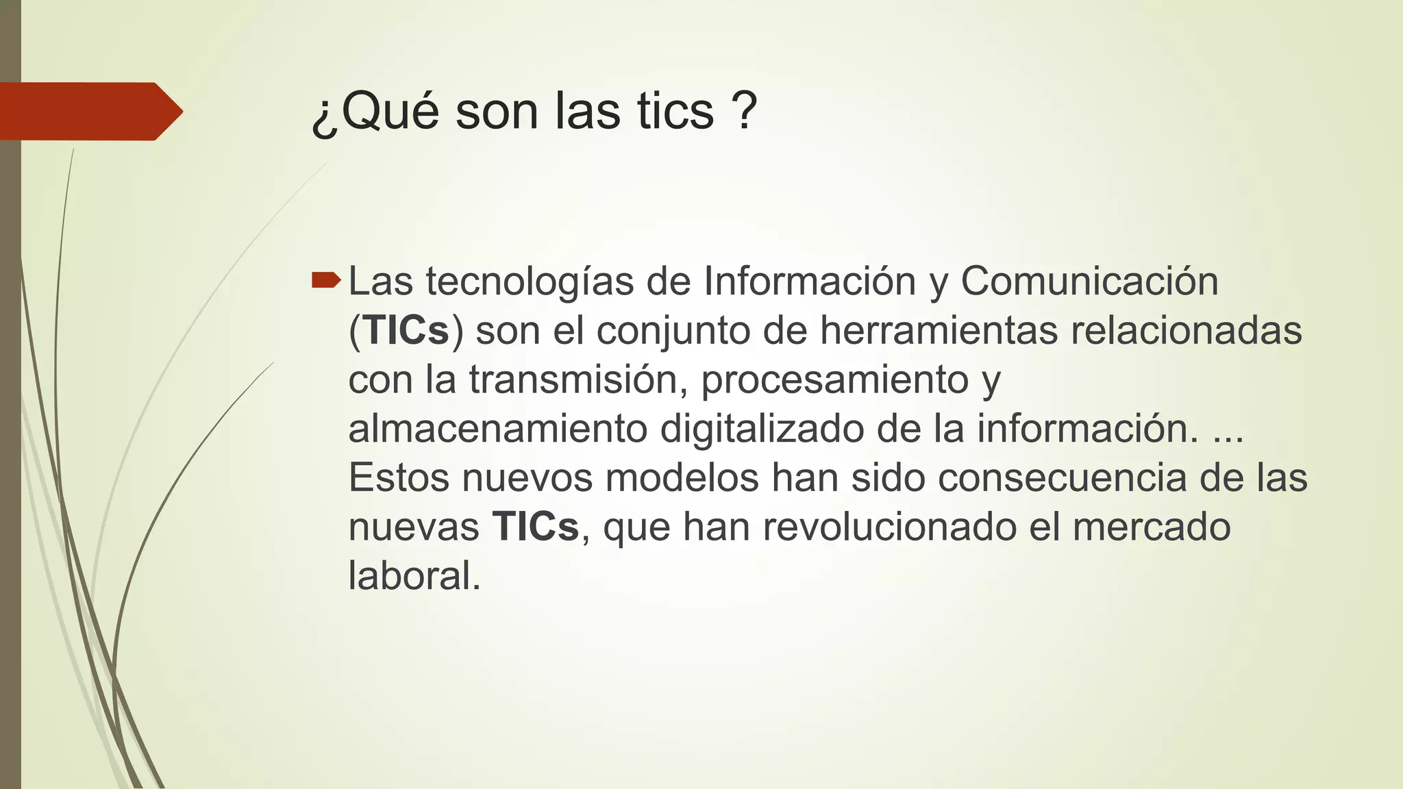 Tipos de tics | PPTX | Telecommunications Industry | Industries