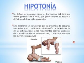 TIPOS DE TONO MUSCULAR, HIPOTONIA, ATONIA | PPTX