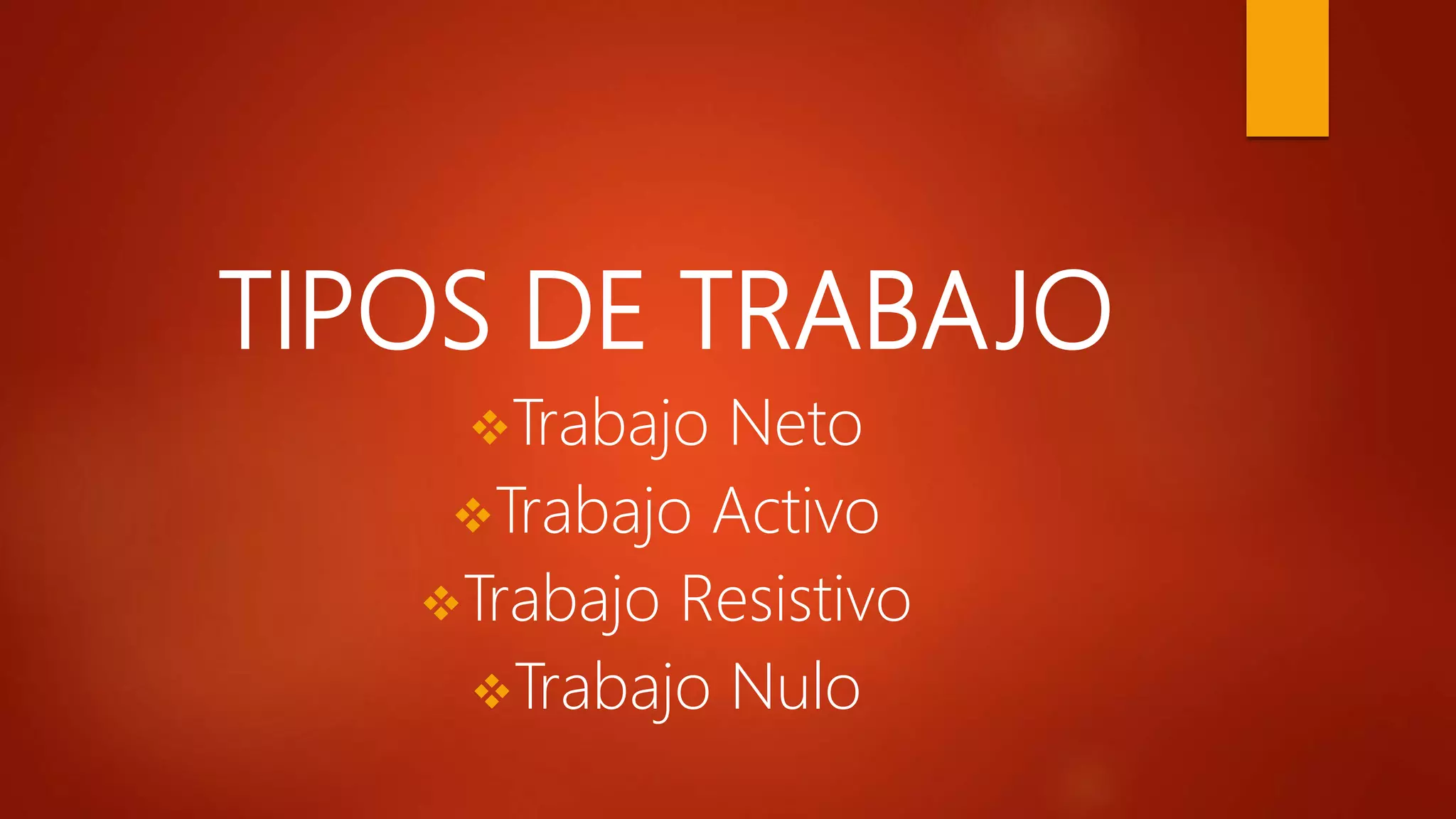 Tipos de trabajo | PPT