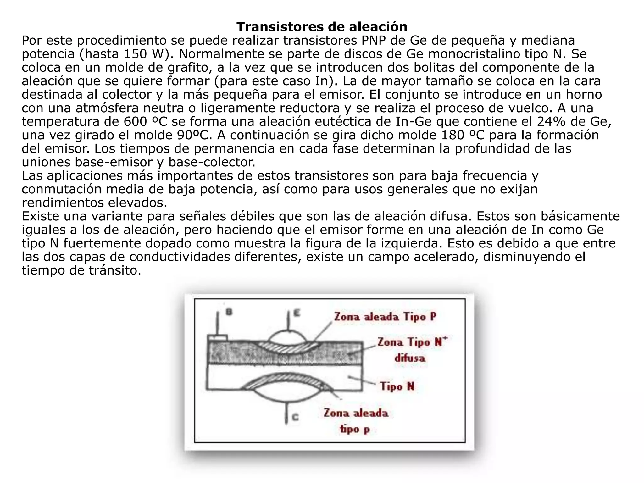 Tipos de transistores | PPTX | Chemistry | Science