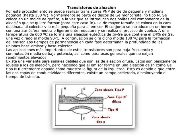 Tipos de transistores | PPTX | Chemistry | Science