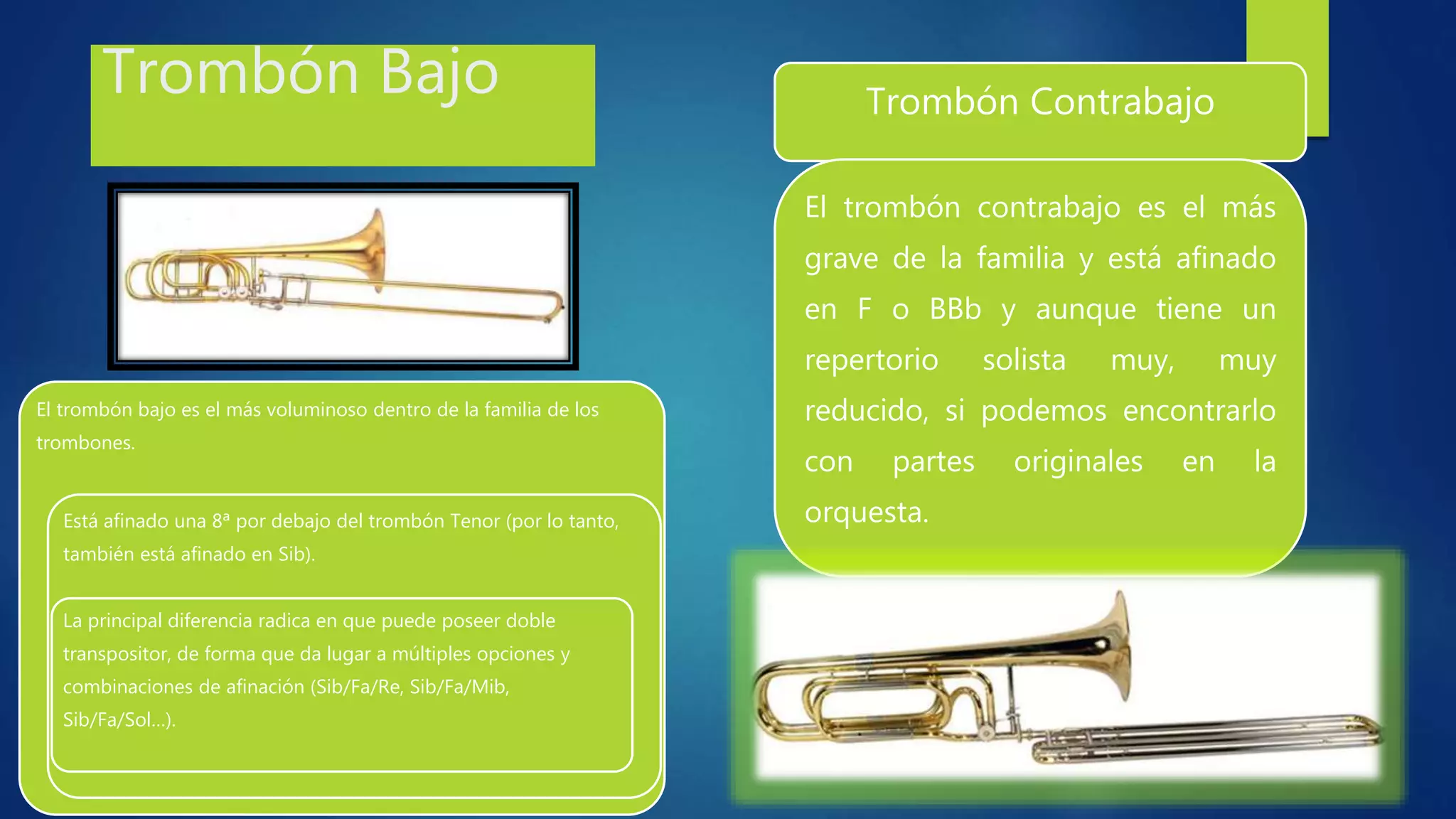 Tipos de trombones ppt | PPT