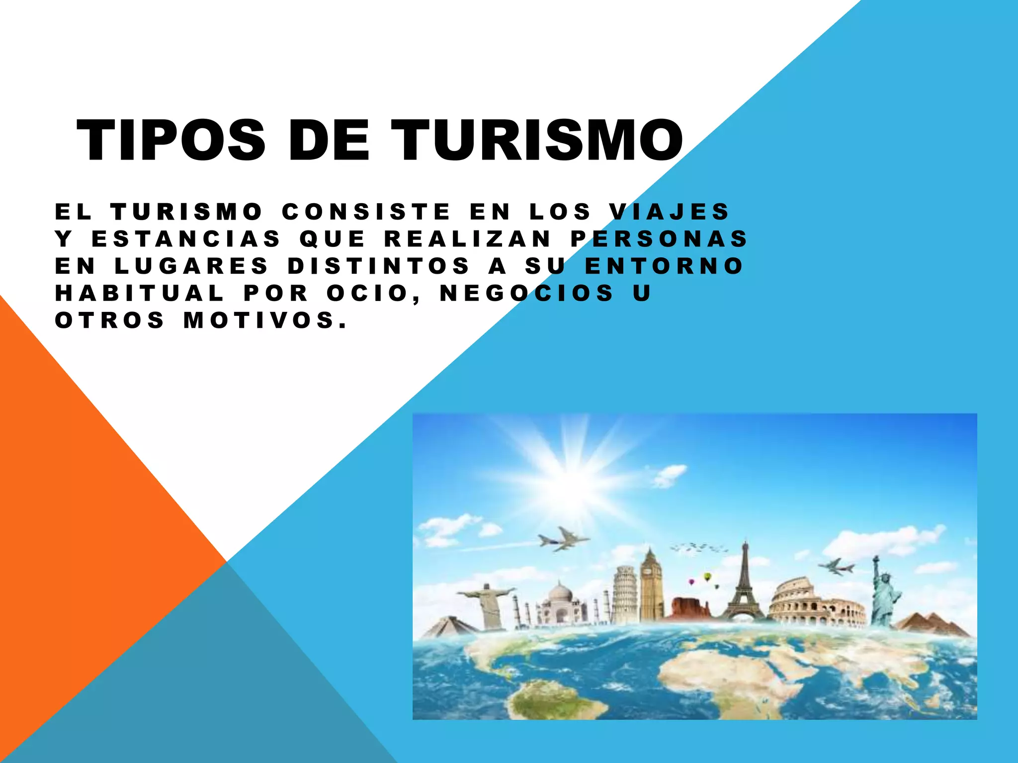 Tipos De Turismo Pptx