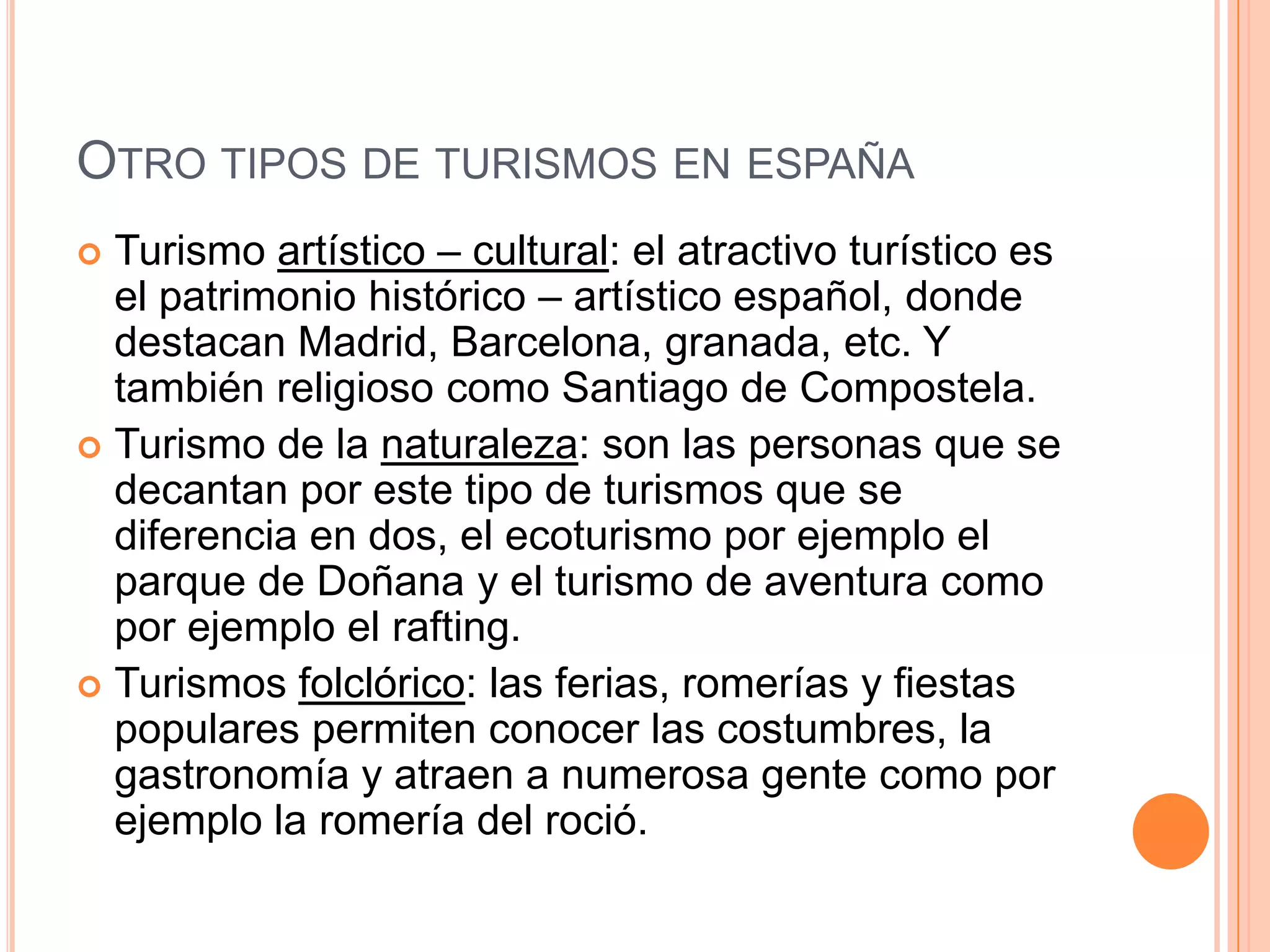 Tipos de turismo en espana foto - Blackdragontours.com