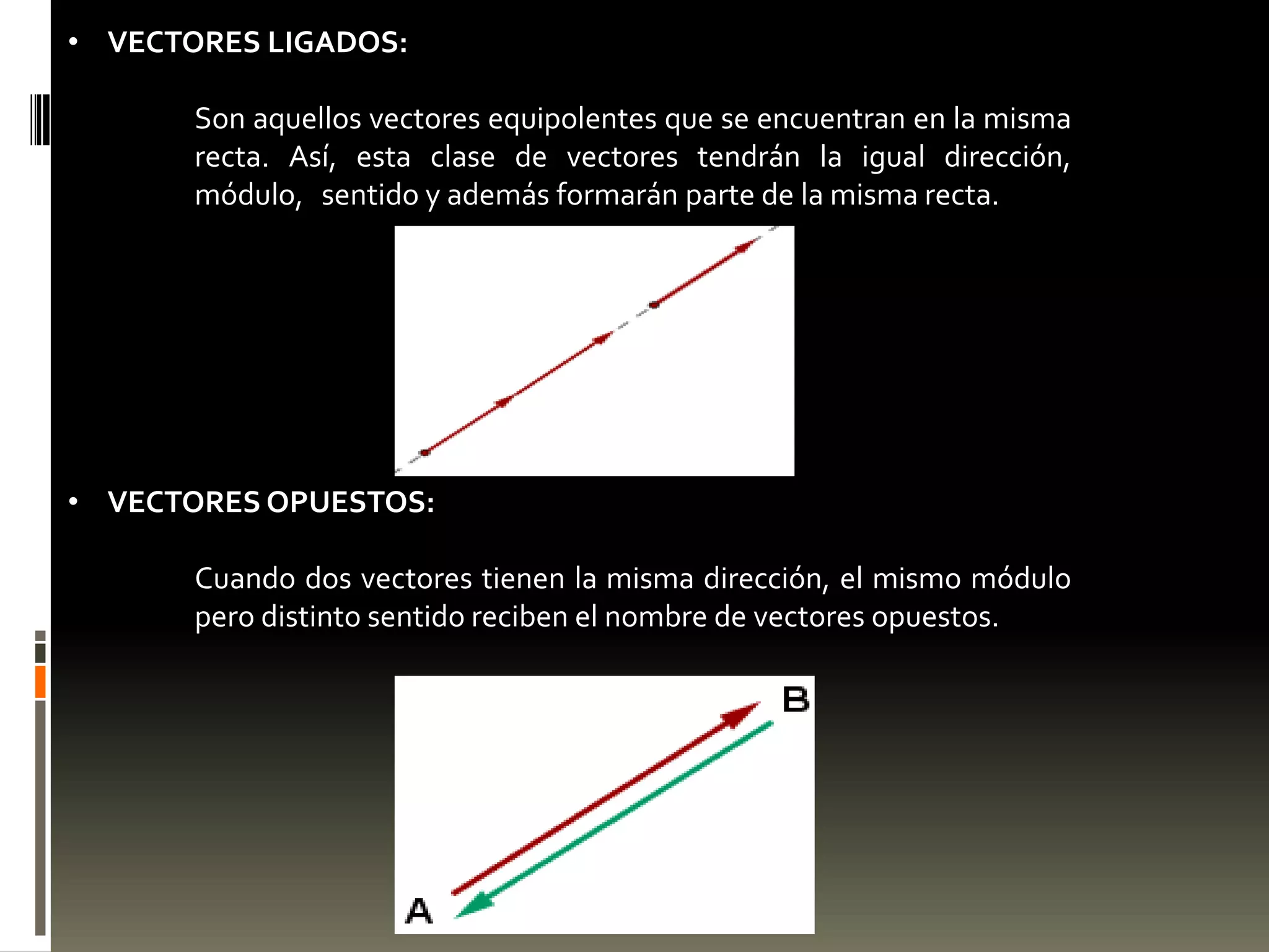 Tipos de vectores | PPTX