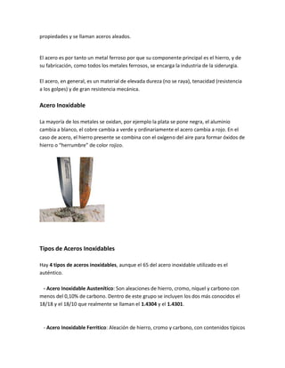 Tipos de materiales | PDF