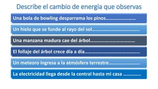 Tipos o formas de energia | PPTX