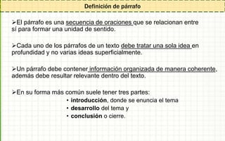Tipos parrafo | PPTX