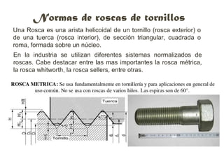 Tiposyclasificaciondetornillos luissocorro | PPT