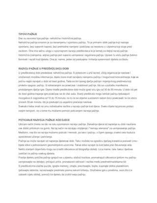 Tipovi pažnje | PDF