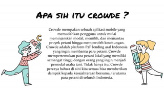 APLIKASI CROWDE | PPTX