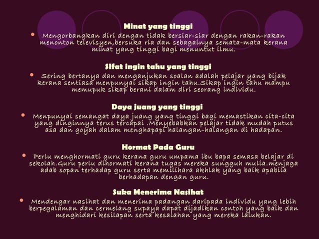 Tip pelajar cemerlang | PPT