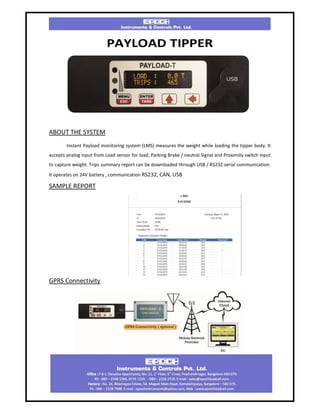 load indicators for tippers | PDF