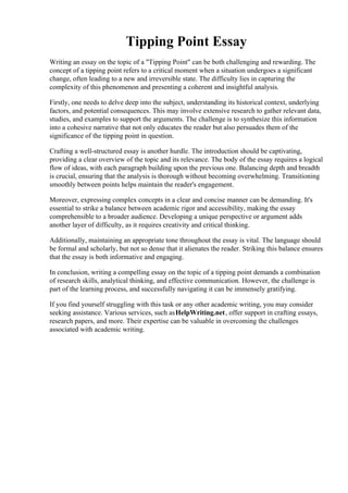 Tipping Point Essay.pdf