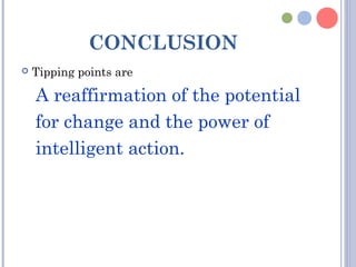 Tipping point presentation | PPT
