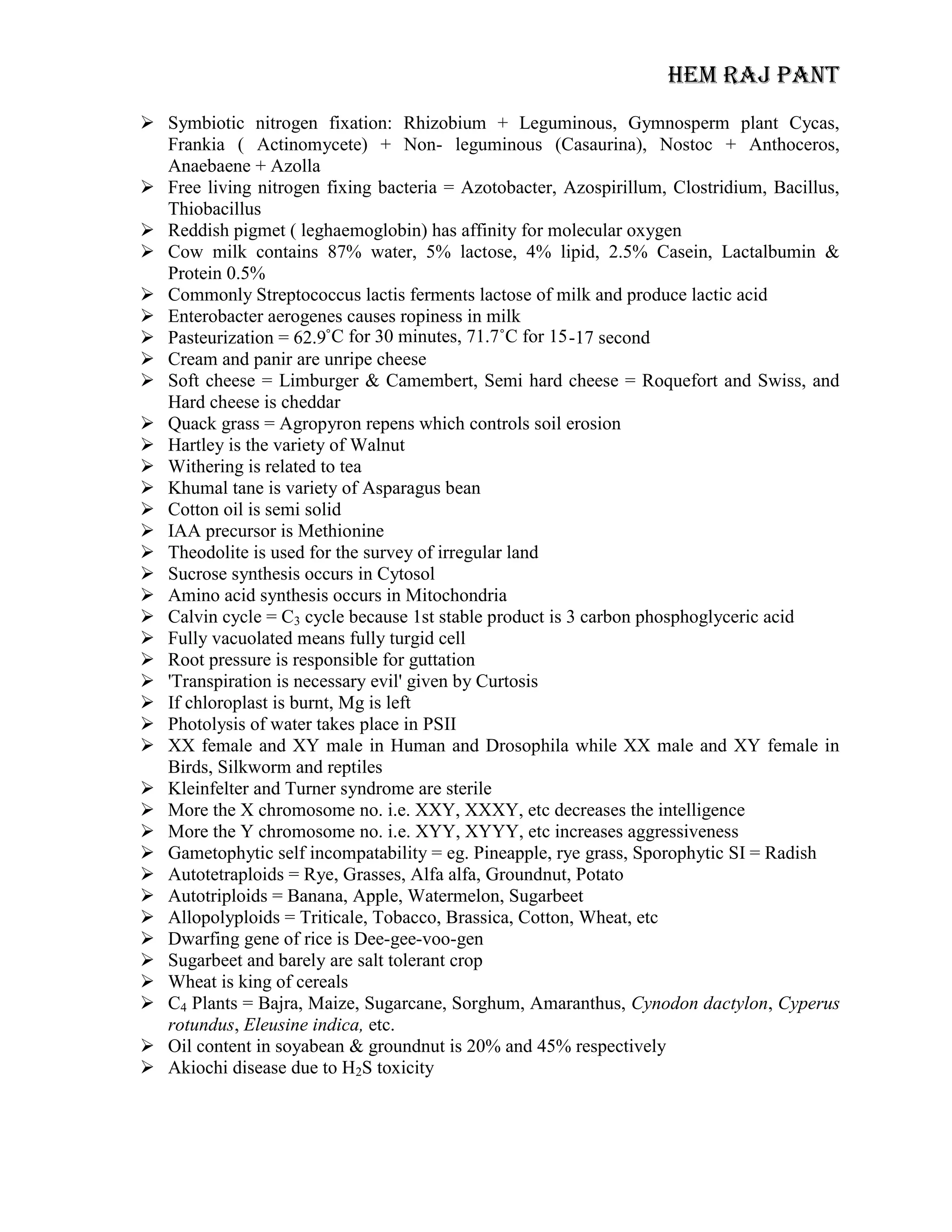 Msc Ag entrance guide | PDF