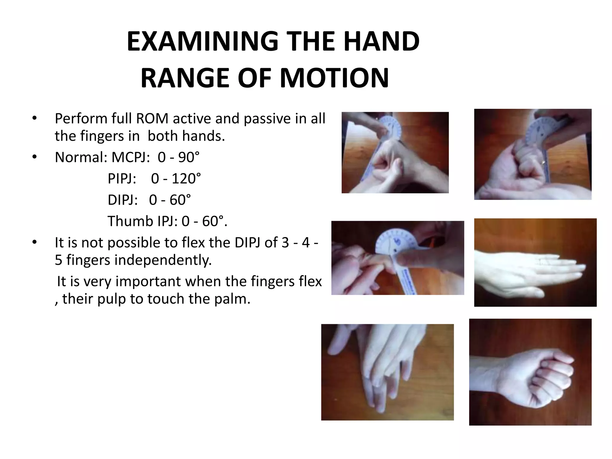Tips on upper limb assessment | PPTX