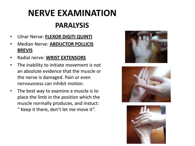 Tips on upper limb assessment | PPTX