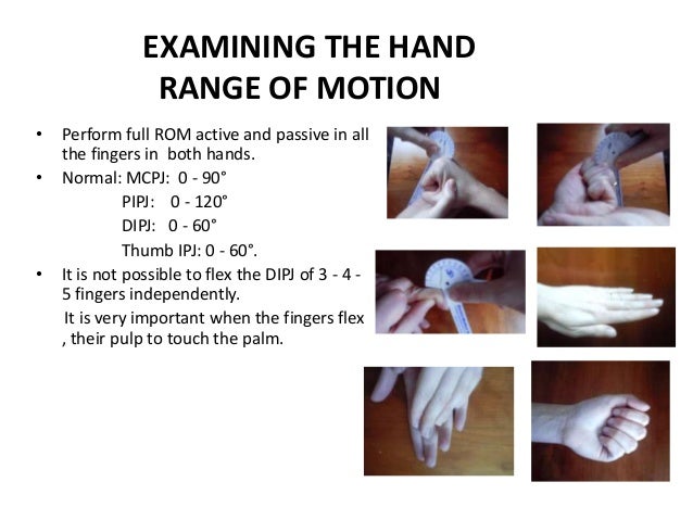Tips on upper limb assessment