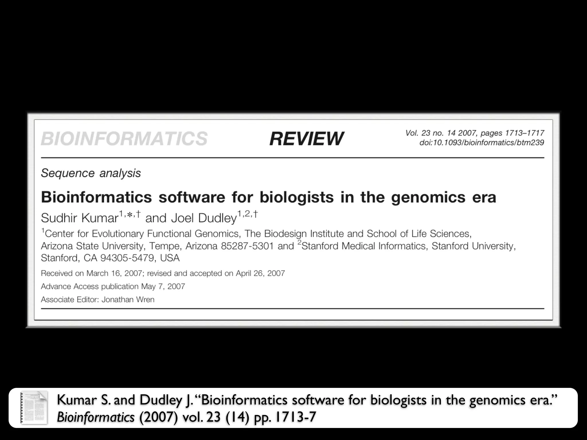 Tips And Tricks For Bioinformatics Software Engineering Ppt