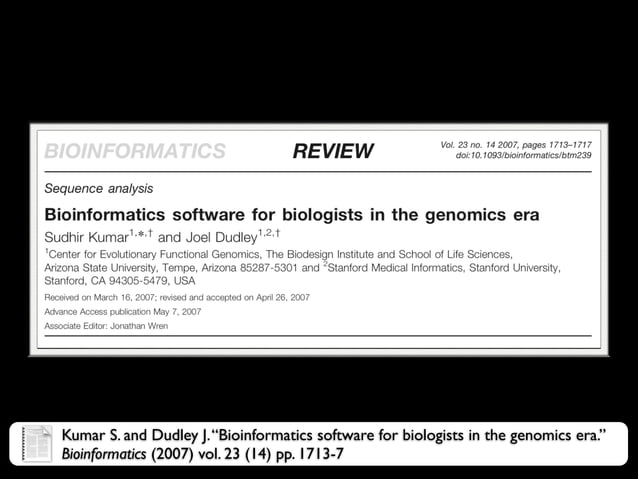 Tips And Tricks For Bioinformatics Software Engineering Ppt