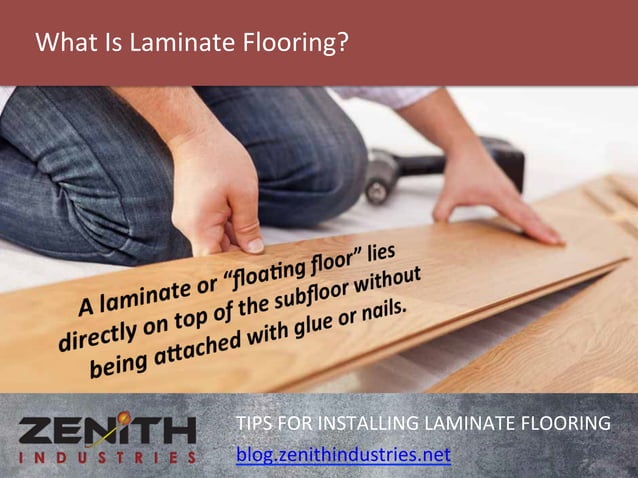 Tips For Installing Laminate Flooring | PDF